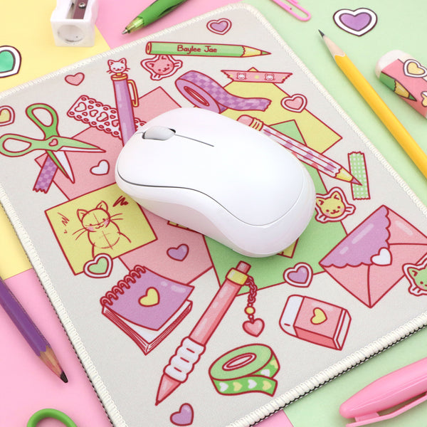 "Stationery Colourful" Mouse Pad - Baylee Jae