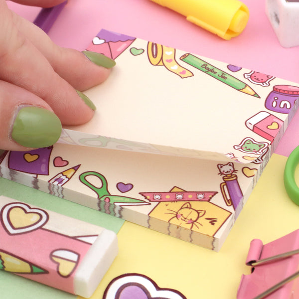 "Stationery Colourful" Post-it® Sticky Notes - Baylee Jae