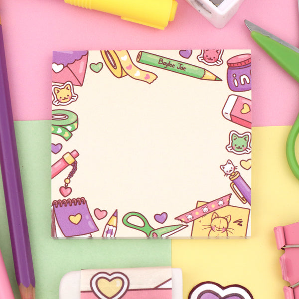 "Stationery Colourful" Post-it® Sticky Notes - Baylee Jae