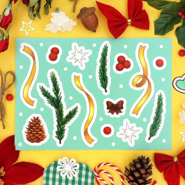"Winter Ephemera" Sticker Sheet - Baylee Jae
