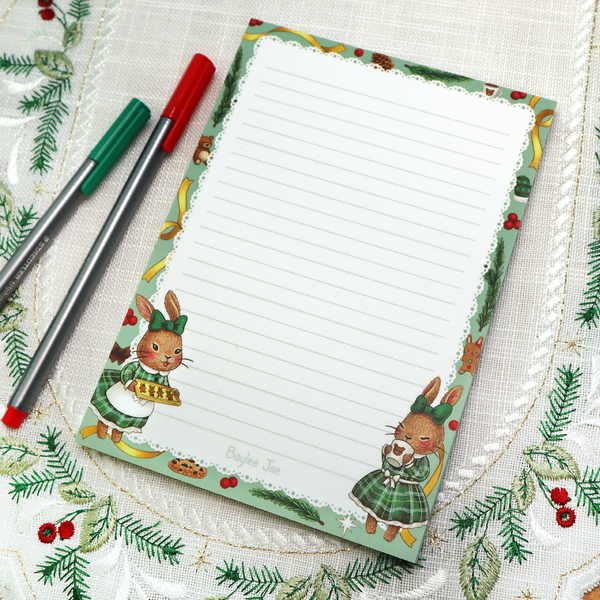 "Winter Buns" Notepad - Baylee Jae